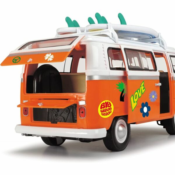 Dickie Toys Combi Volkswagen – Surfer Van Rouge – Jardin d'enfants